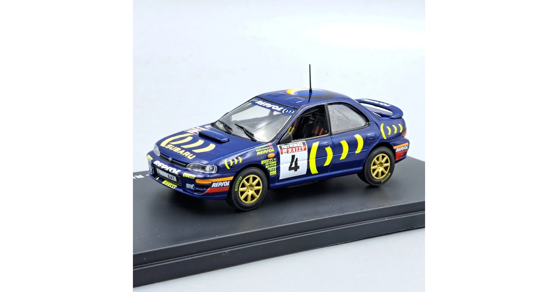Subaru Impreza WRC fém modell autó 1:43-as méretben