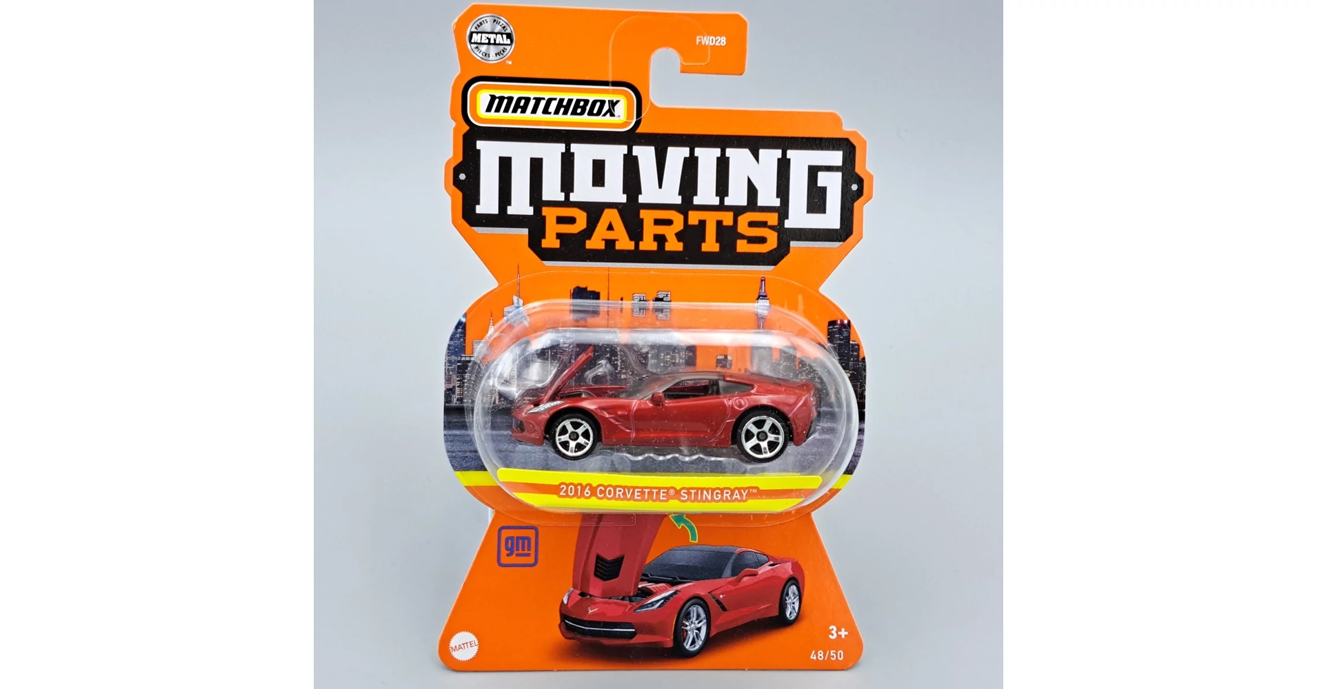 Corvette Stingray 2016 Matchbox fém modell autó 1:64-es méretben