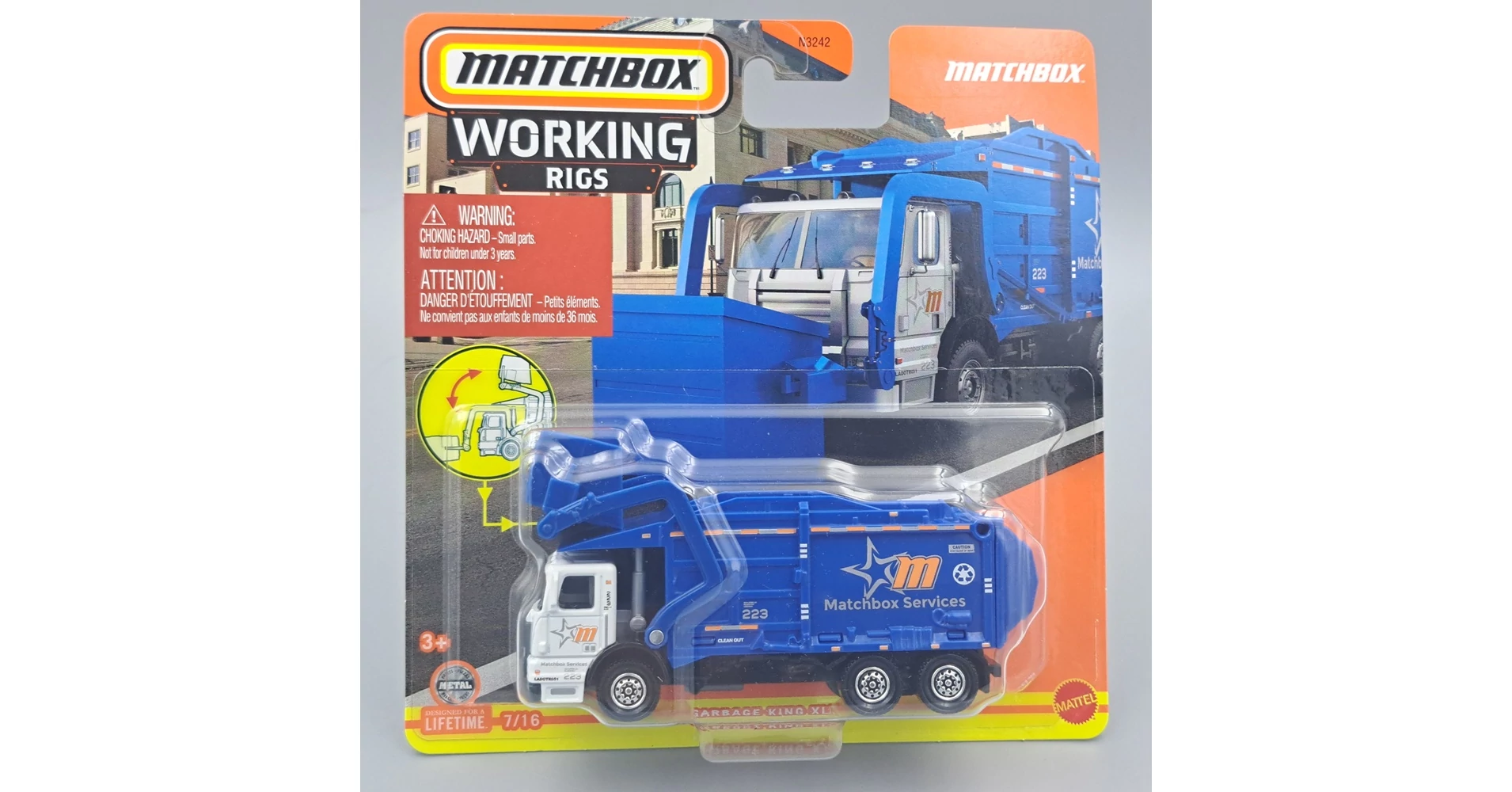 Garbage King XL Matchbox Working Rigs - Játék és Ajándék webáruház és ...