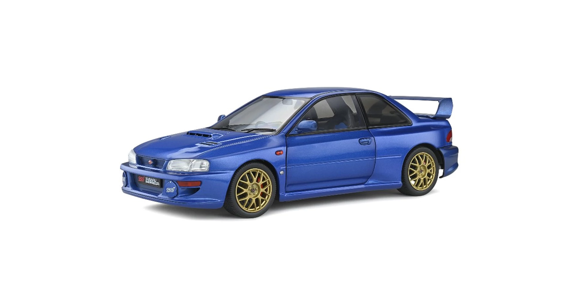 Subaru Impreza 22B STI fém modell autó 1:18-as méretben