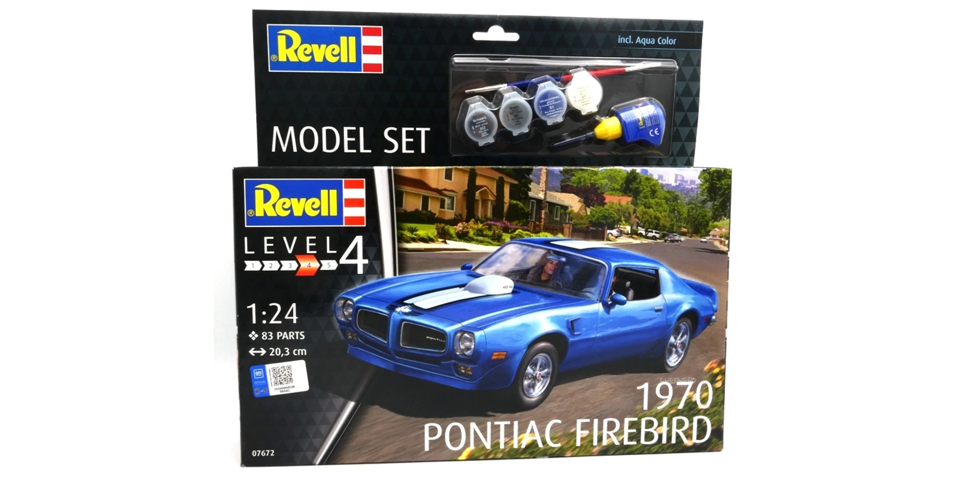 A Pontiac Firebird egy amerikai sportautó makett mely összeszerelhető.