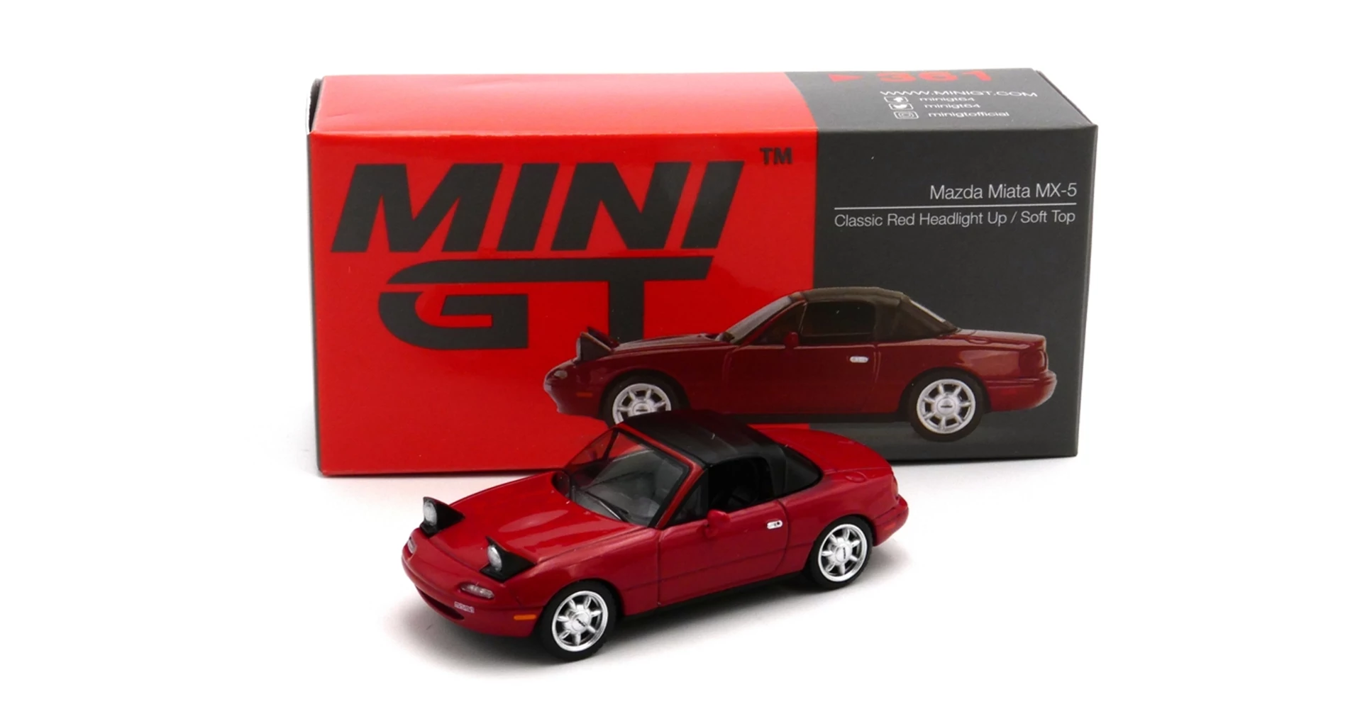 Mazda Miata MX-5 1:64 (MiniGT 361) – gyűjtői modell