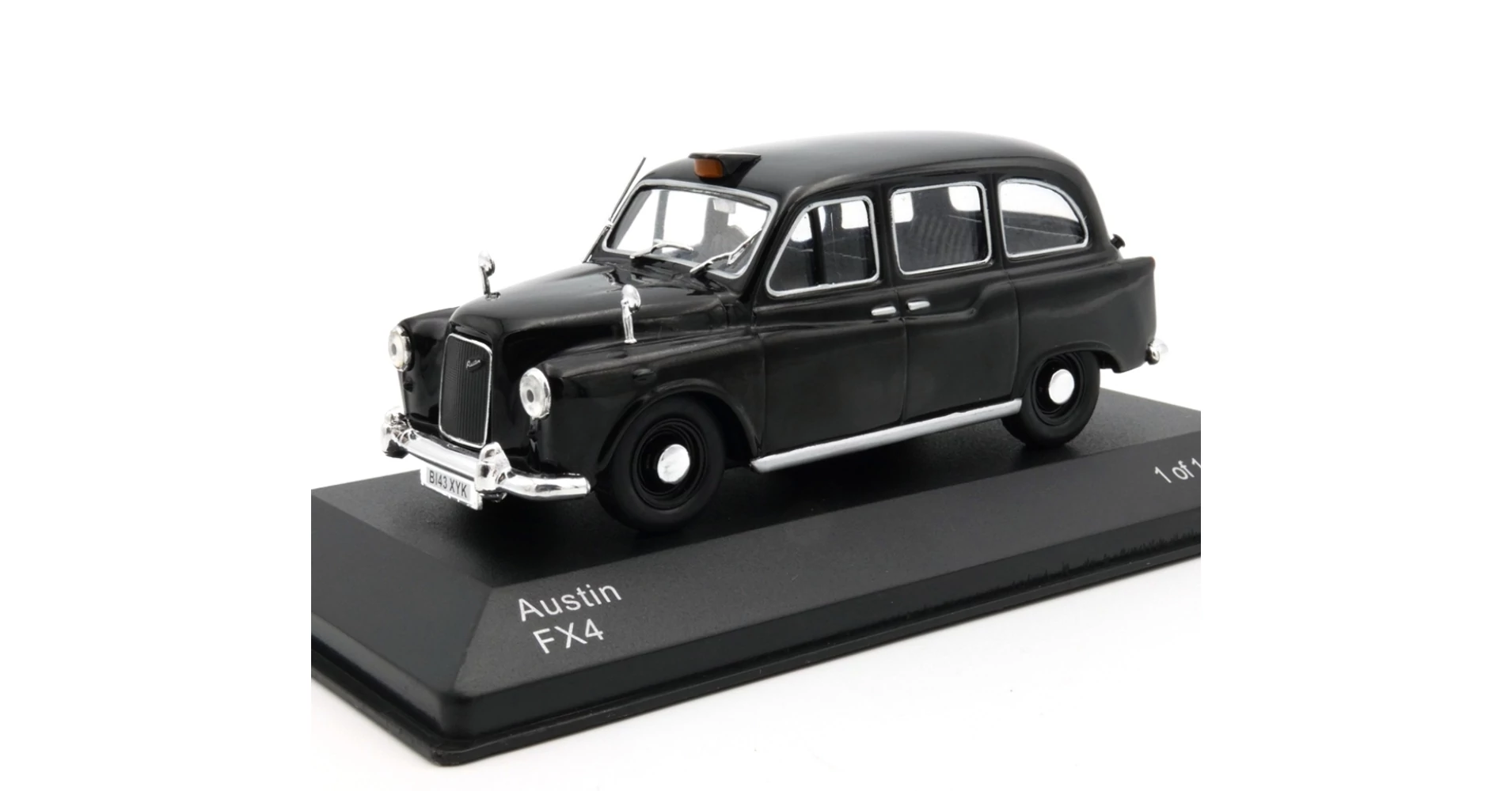 Austin FX4 RHD London Taxi egy 1:43 méretarányú modellautó gyűjtőknek