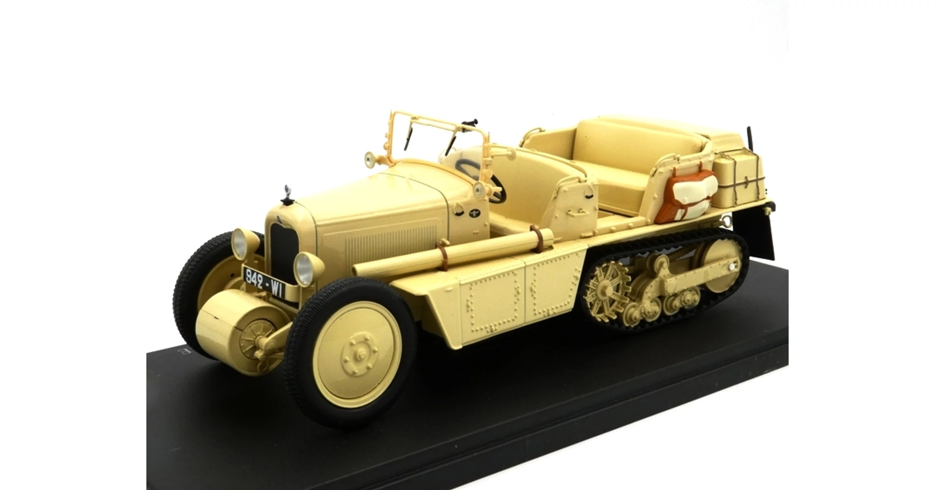 Citroen Autochenille P17 modell autó méretarányos kivitelben.