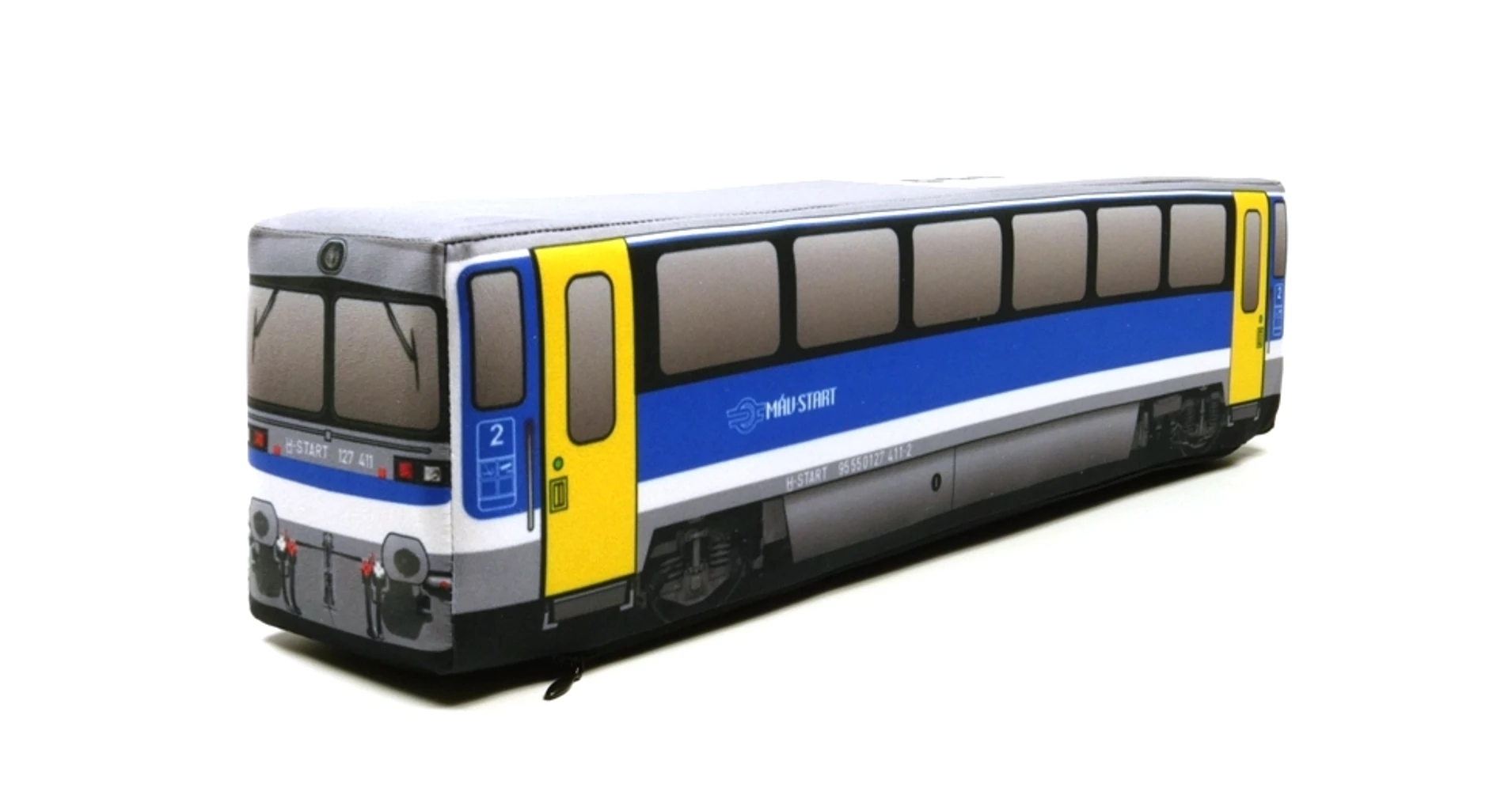 A Bzmot motorvonat 35 cm-es plüss változata