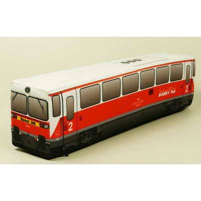 A Bzmot motorvonat 35 cm-es plüss változata